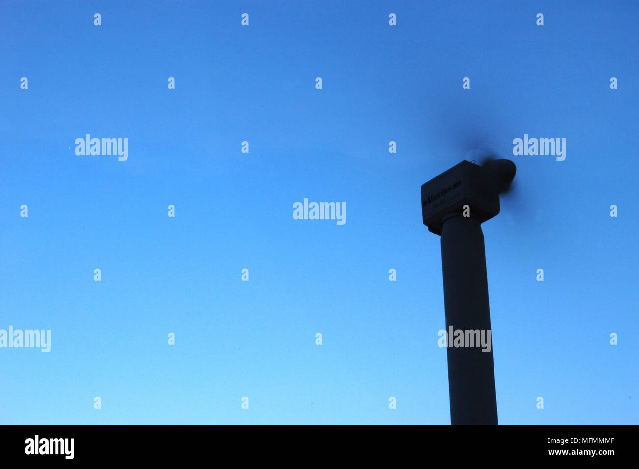 Low angle view of a wind turbine Ref: CRB416 10009 015 Compulsory ...