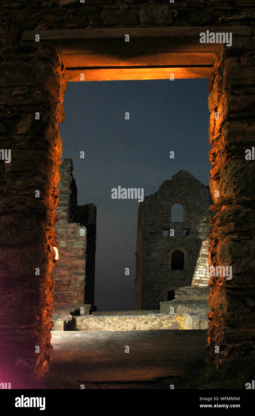 Entrance of a ruined building Ref: CRB416 10009 027 Compulsory Credit ...