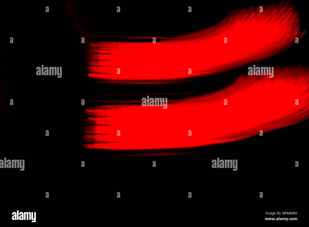 Close-up of two red signs glowing Ref: CRB416 10009 083 Compulsory ...