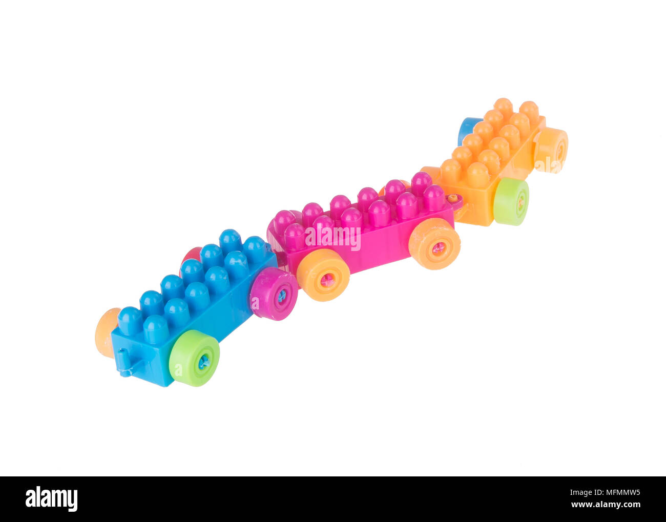 Toy. Toy block car. Toy block car on the background Stock Photo - Alamy