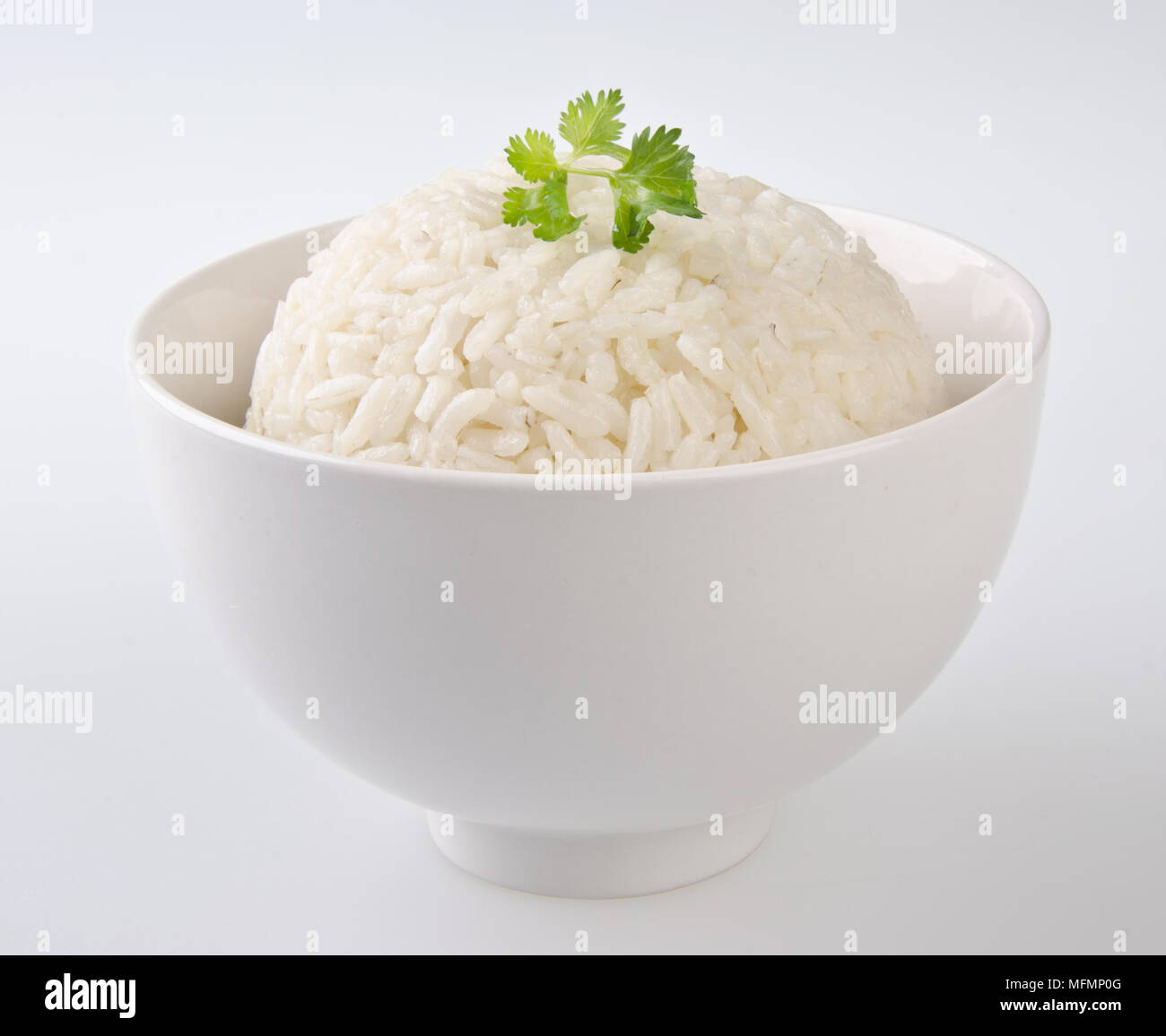 Rice isolated on white background Stock Photo - Alamy