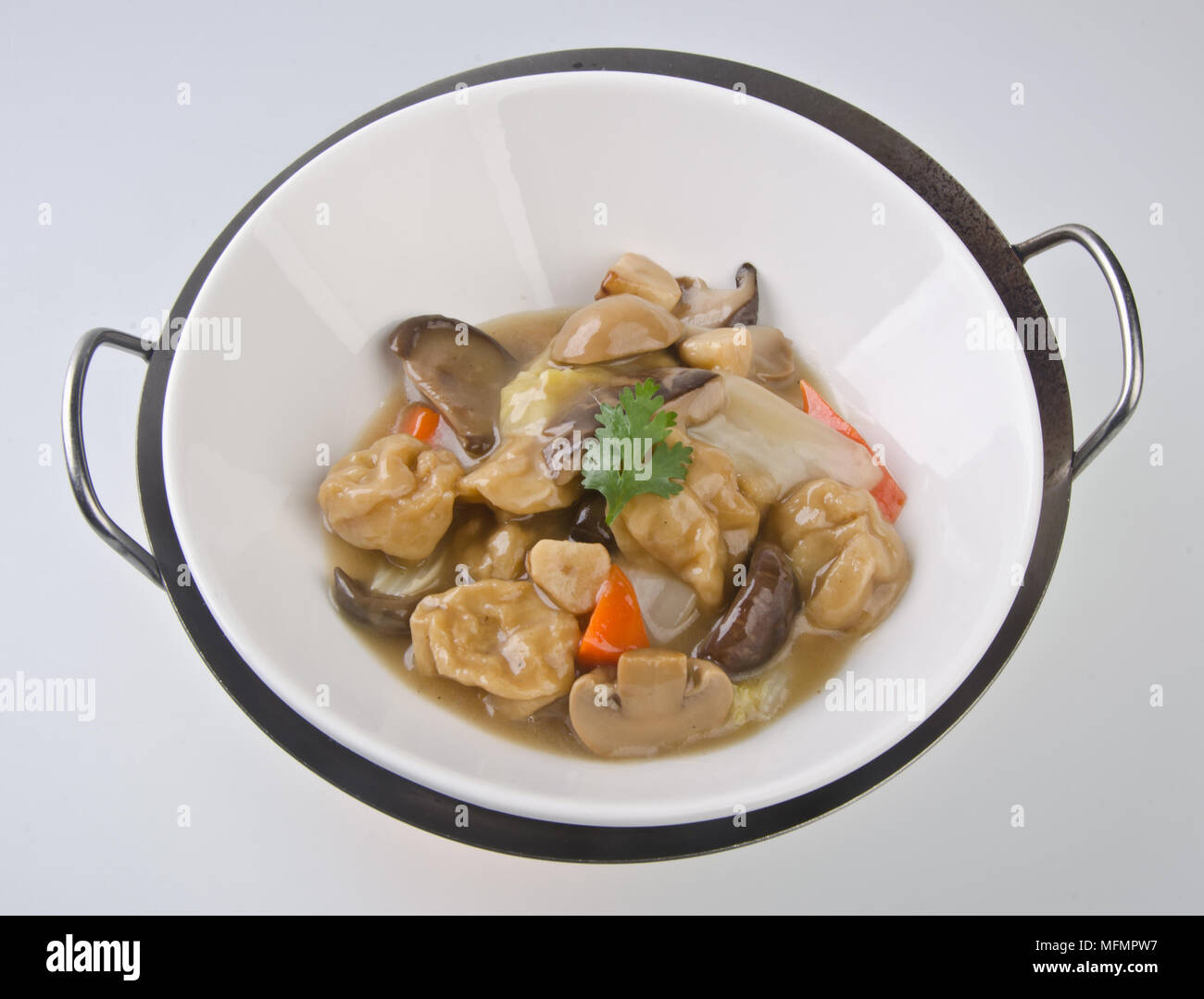 Tofu and mince on rice. Chinese cuisine Stock Photo - Alamy