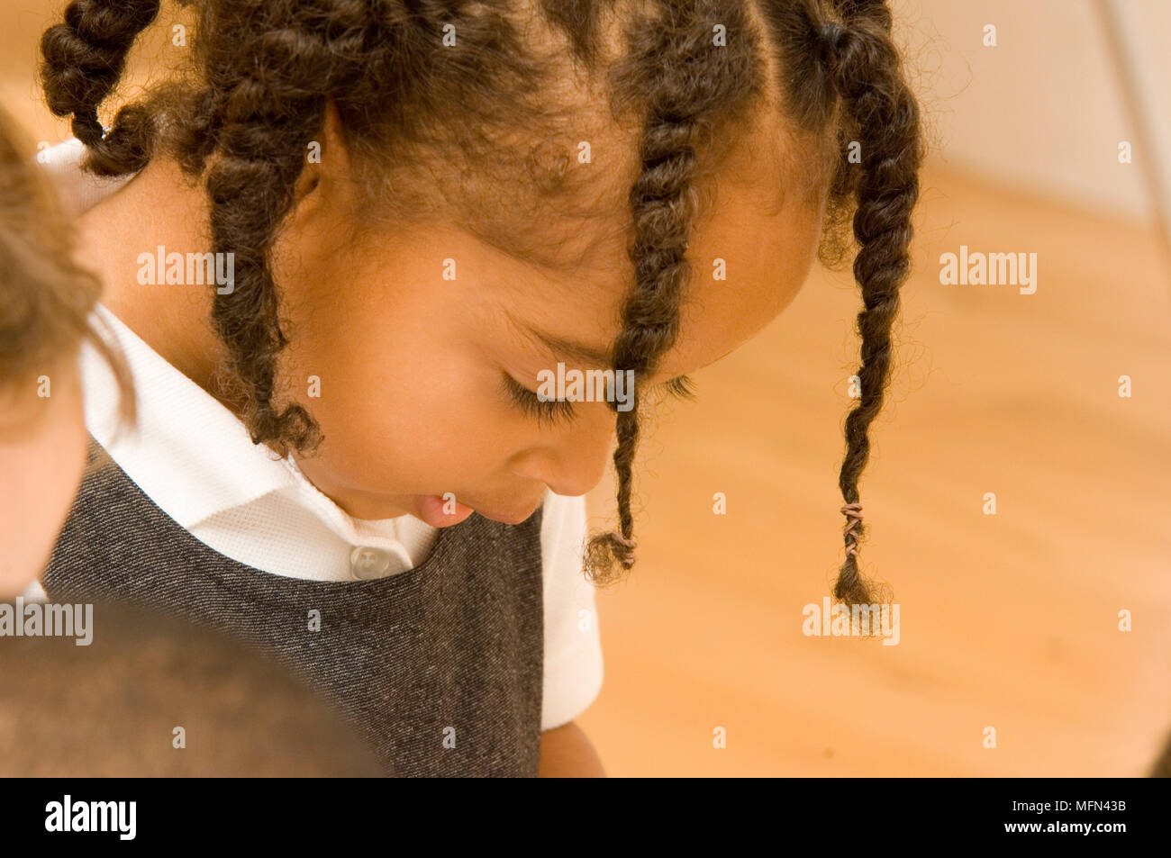 Back view children classroom uniform hi-res stock photography and ...