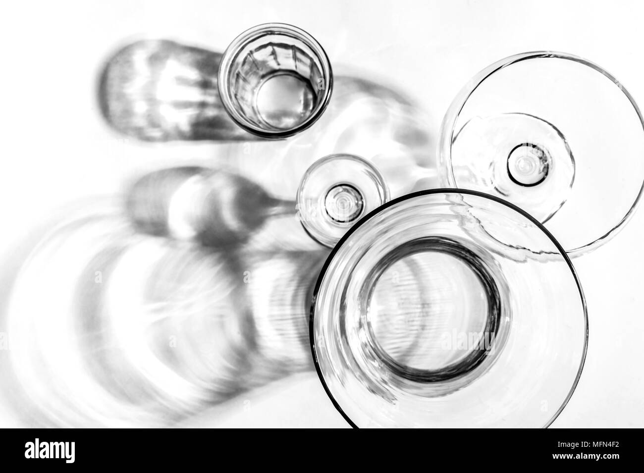 Clean glassware Black and White Stock Photos & Images - Alamy