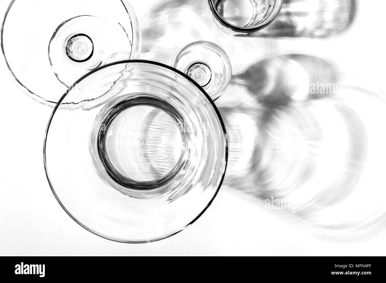 Clean glassware Black and White Stock Photos & Images - Alamy