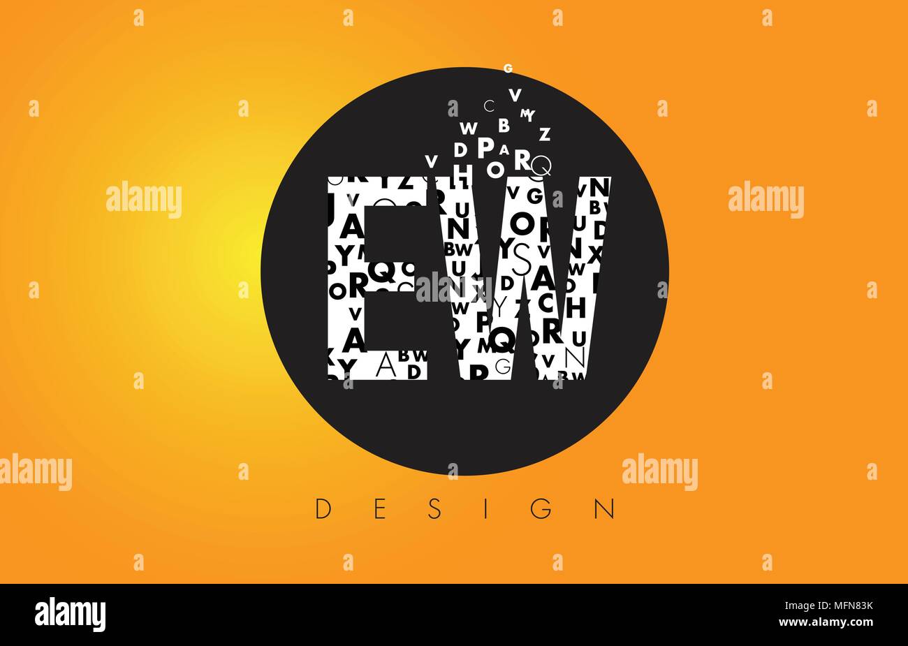 Ew letters Stock Vector Images - Alamy