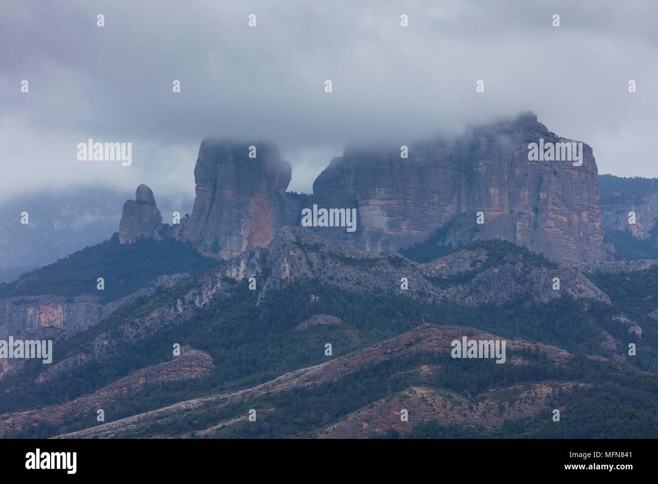 En Benet Rocks, The Ports, Terres de l'Ebre, Tarragona, Catalunya ...