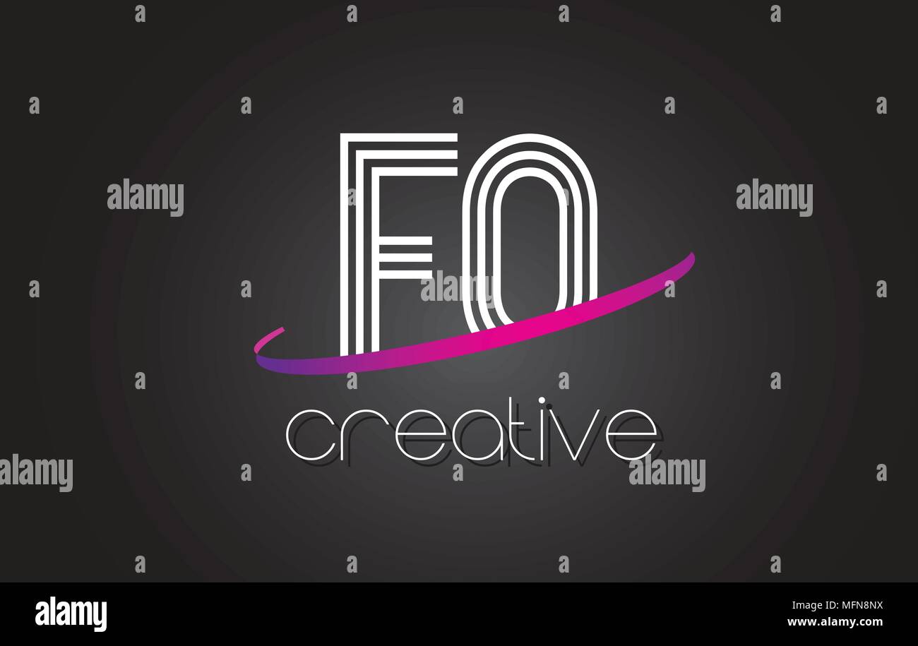 Letter fo vector vectors hi-res stock photography and images - Alamy