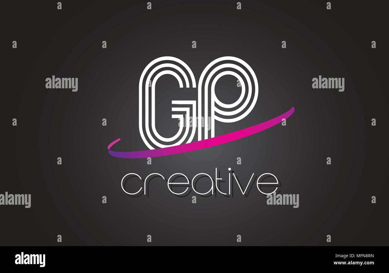 Gp letters vector vectors hi-res stock photography and images - Alamy