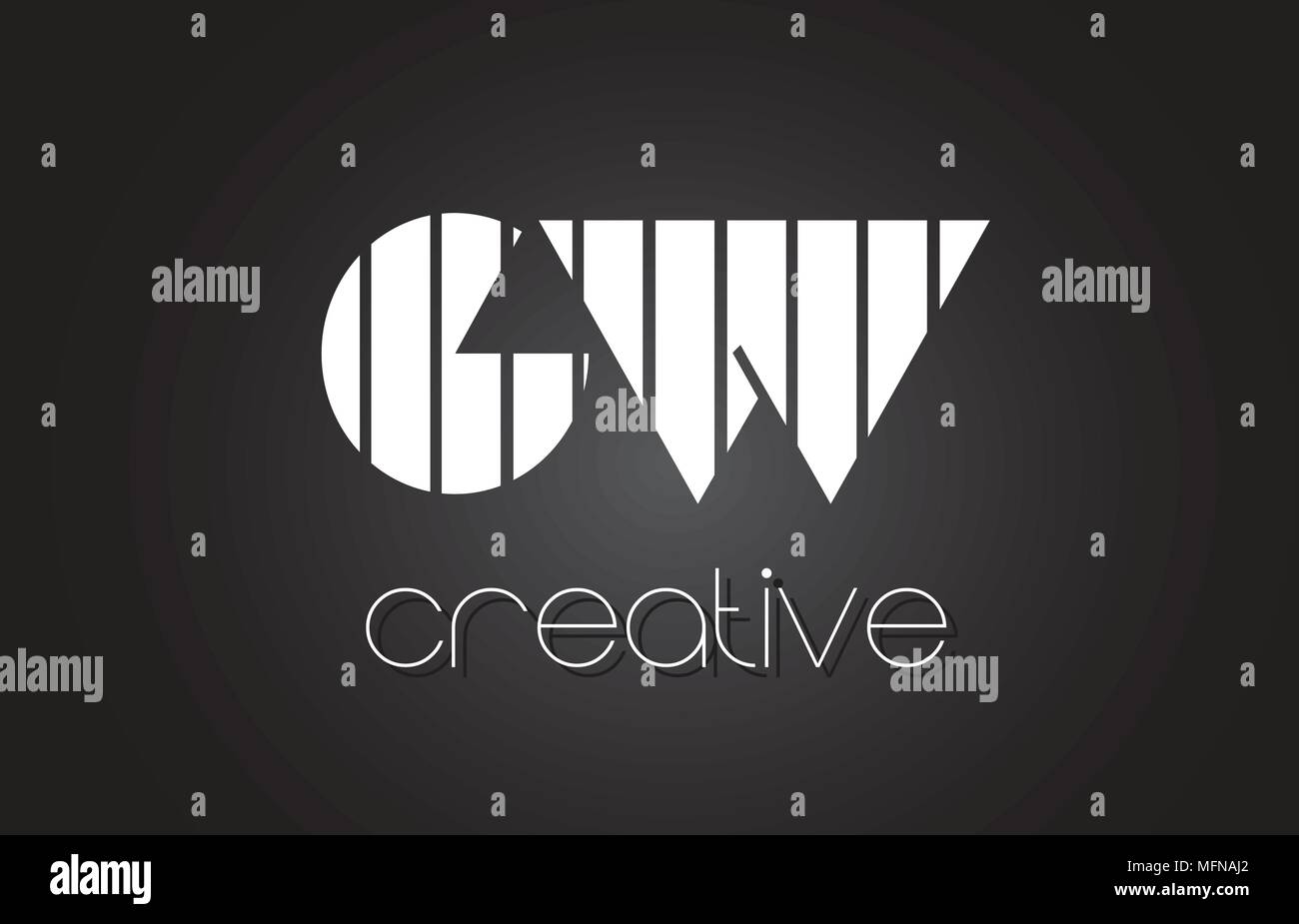 Gw icon Stock Vector Images - Alamy