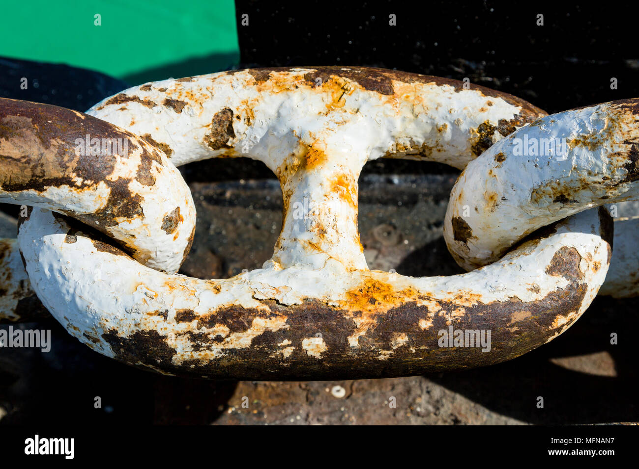 Steel Chain Links Anchor High Resolution Stock Photography and Images ...