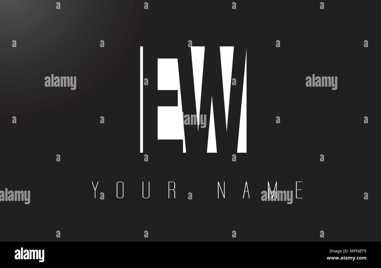 Ew letter Stock Vector Images - Alamy