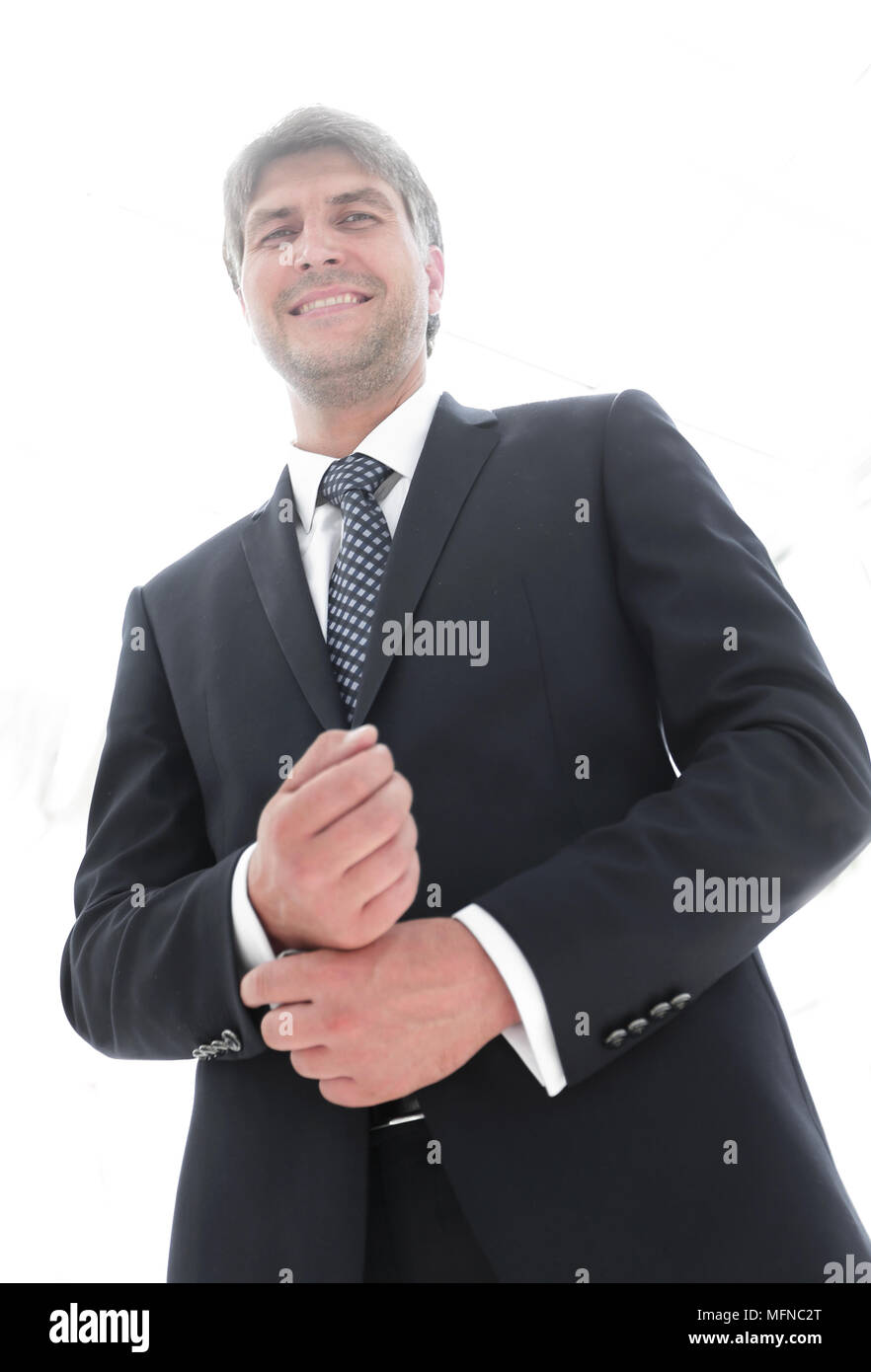 successful businessman looking forward Stock Photo - Alamy