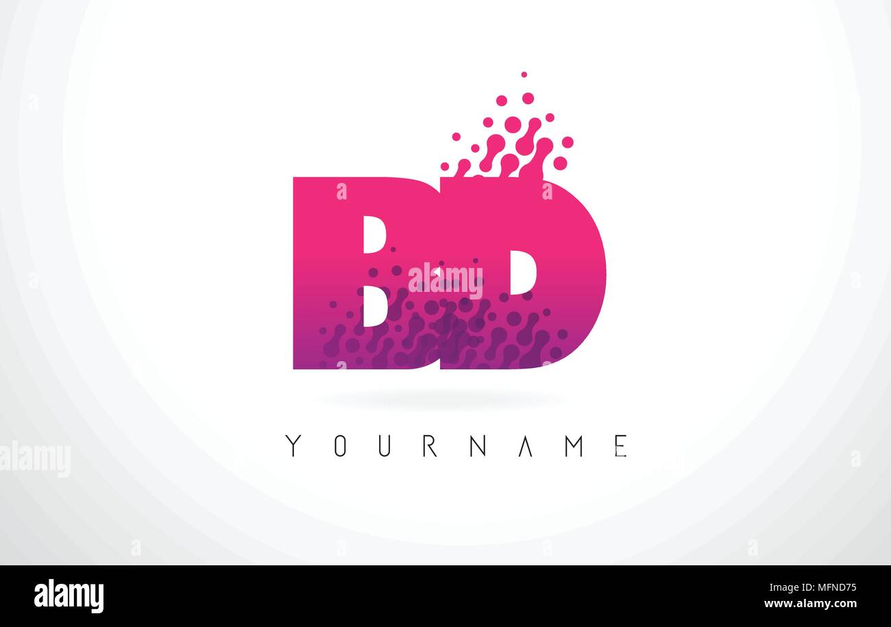 B d letter logo hi-res stock photography and images - Alamy