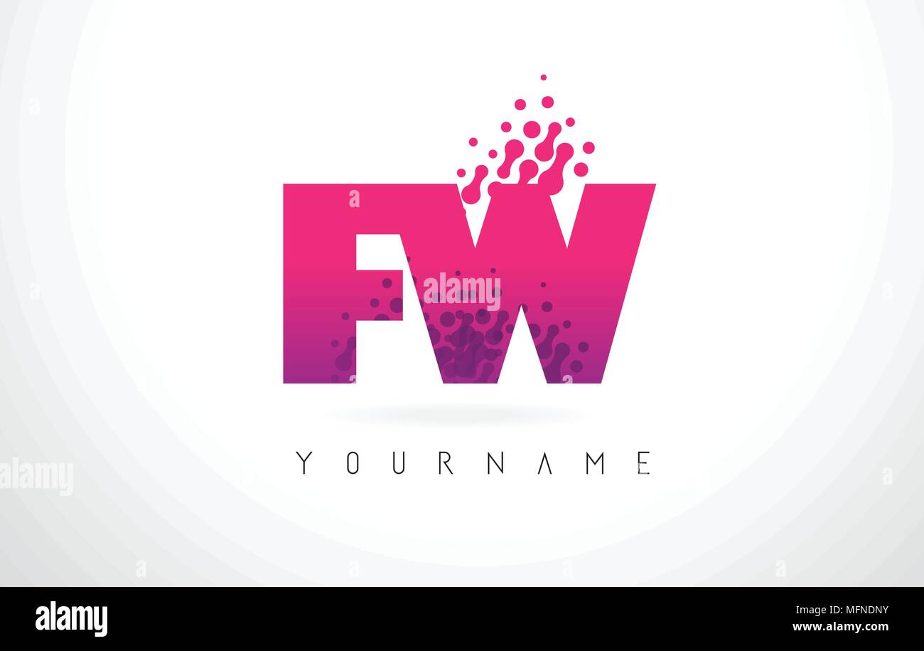 Fw text Stock Vector Images - Alamy