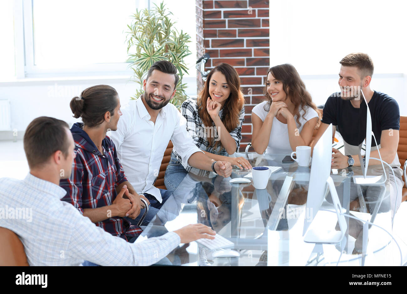 Creative workers design together in the Studio Stock Photo - Alamy