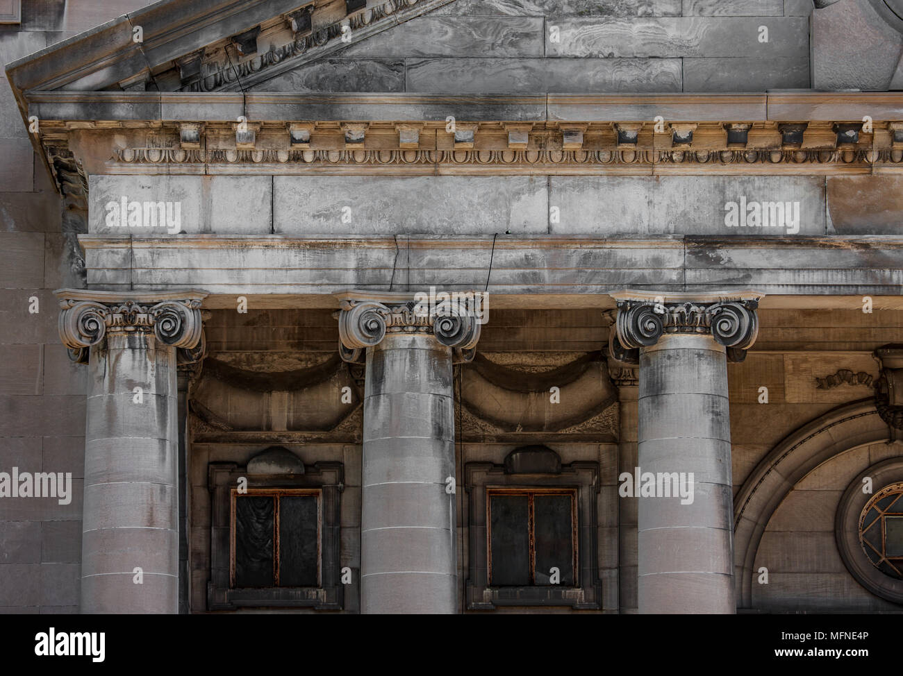 Colour landscape exterior detail images of the Toronto Power Generating ...