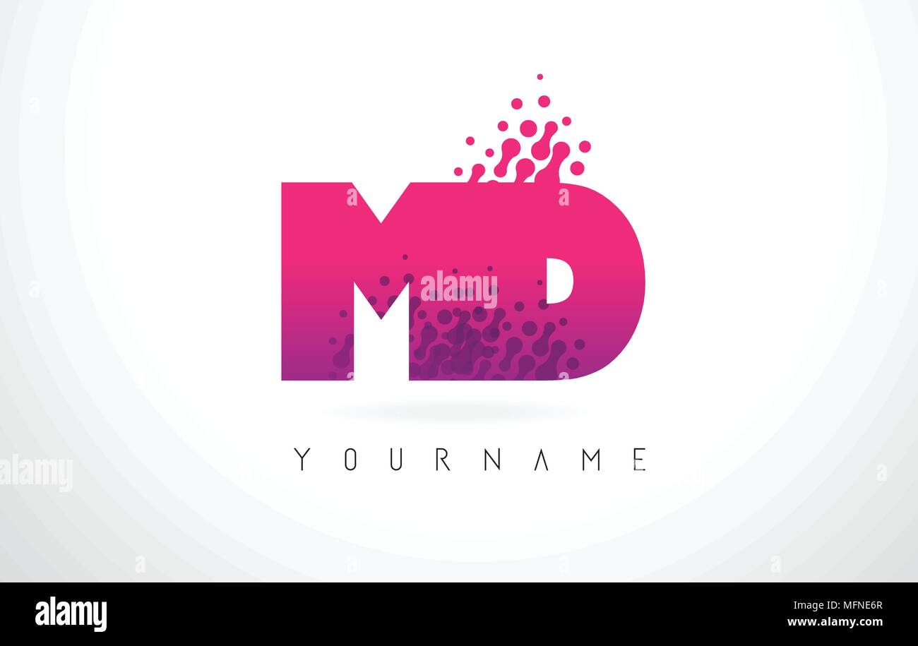 M d letter logo hi-res stock photography and images - Alamy