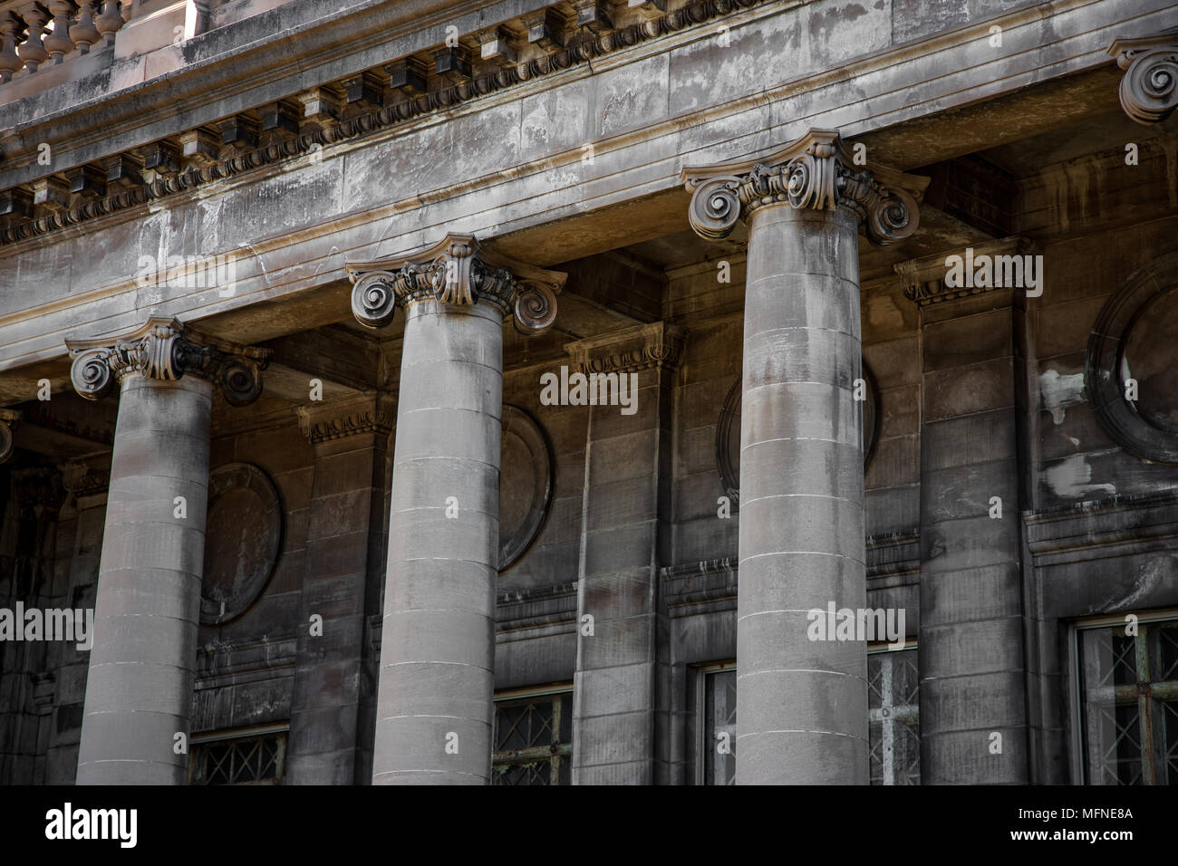 Colour landscape exterior detail images of the Toronto Power Generating ...