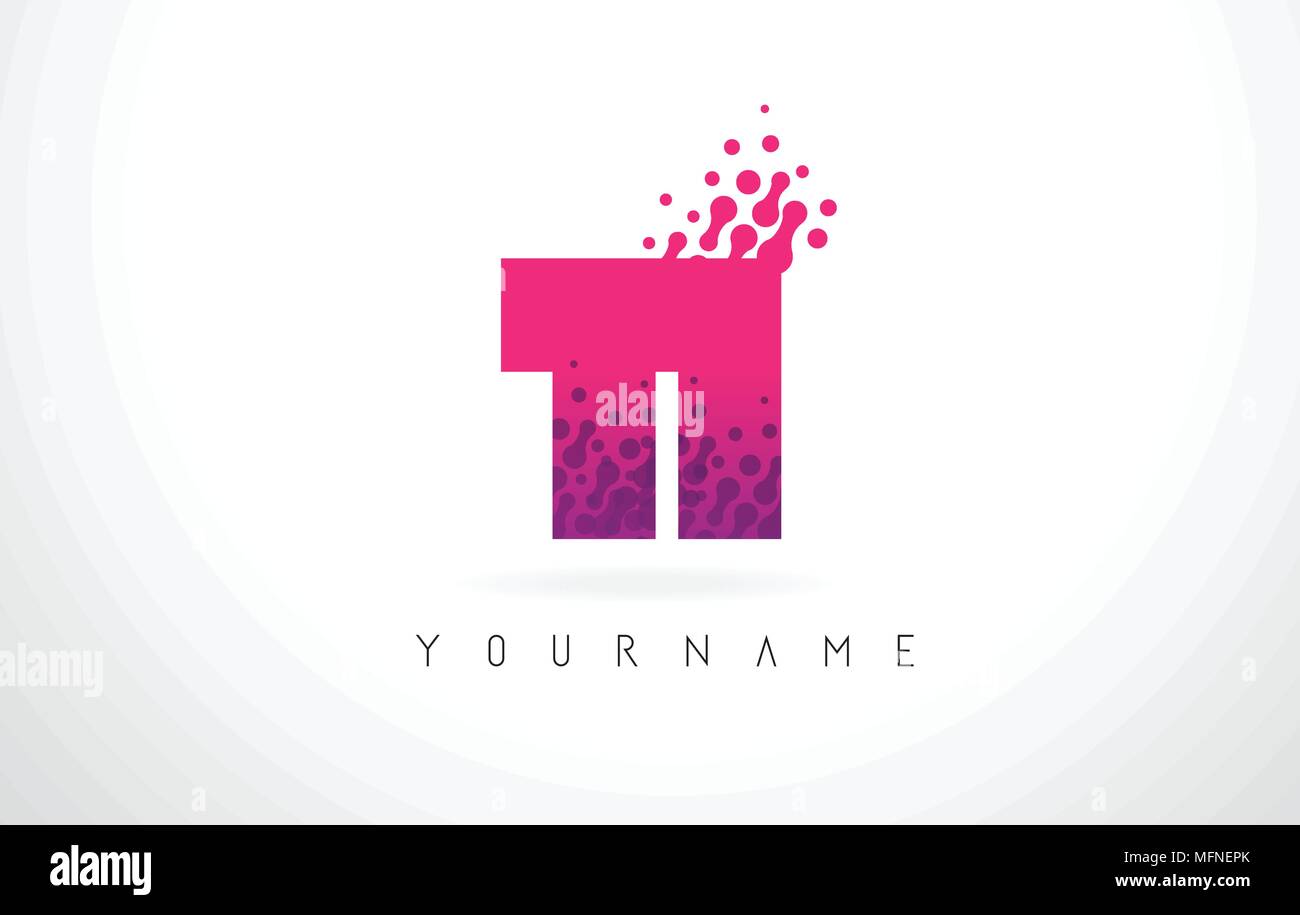 T i pink Stock Vector Images - Alamy