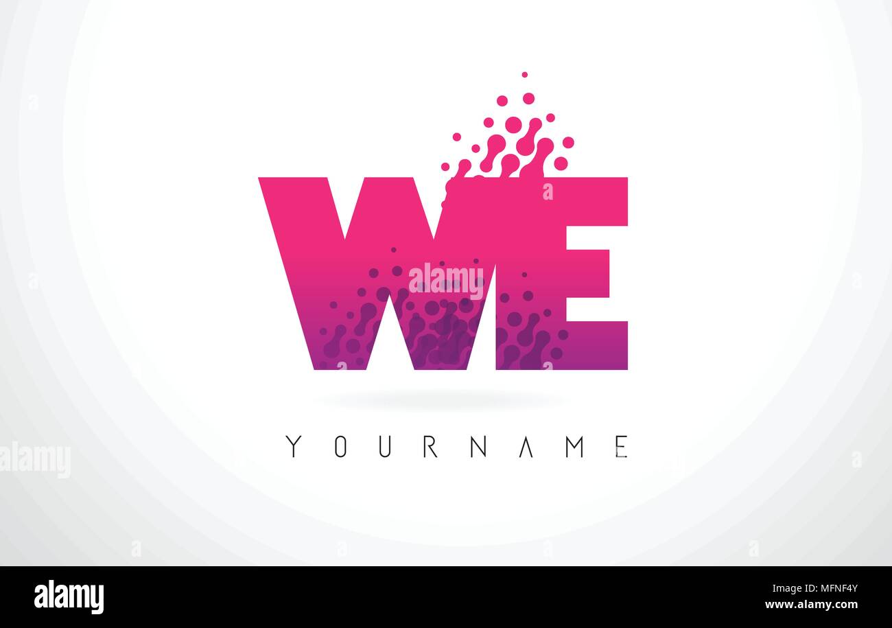 Purple w letter Stock Vector Images - Alamy