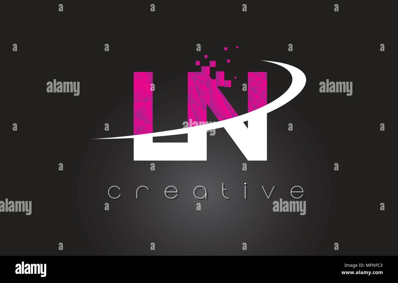 Ln letters hi-res stock photography and images - Alamy