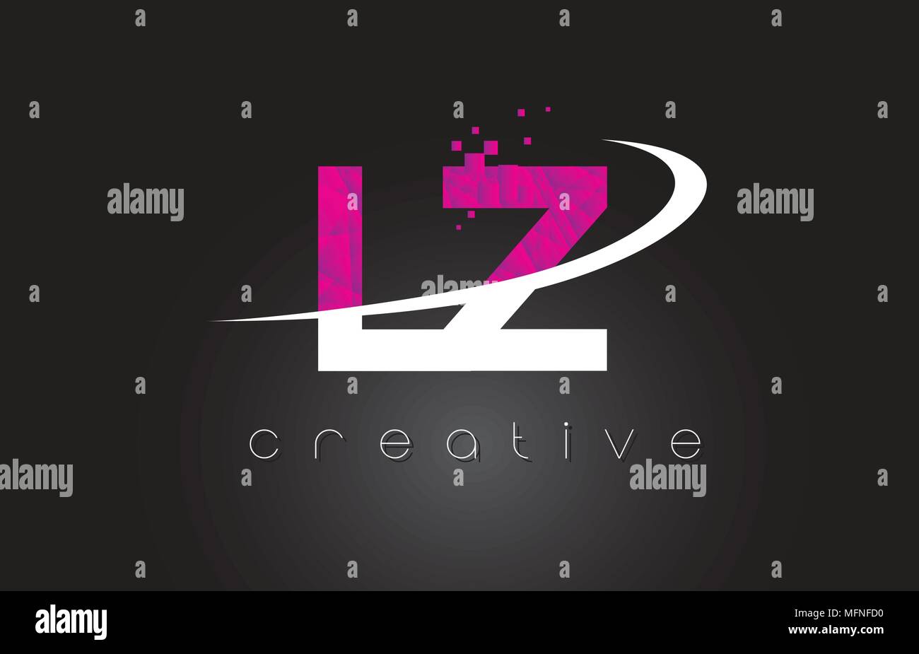 Lz letters vector vectors hi-res stock photography and images - Alamy