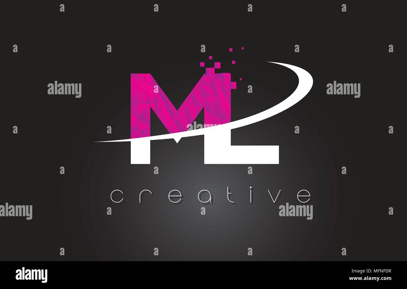 Ml letters hi-res stock photography and images - Alamy