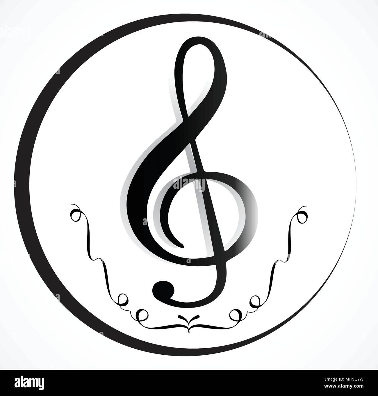 Music note background with music symbol icon collection Stock Vector ...
