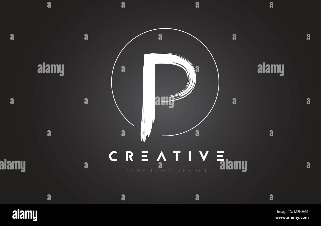 Handwritten letter p Stock Vector Images - Alamy