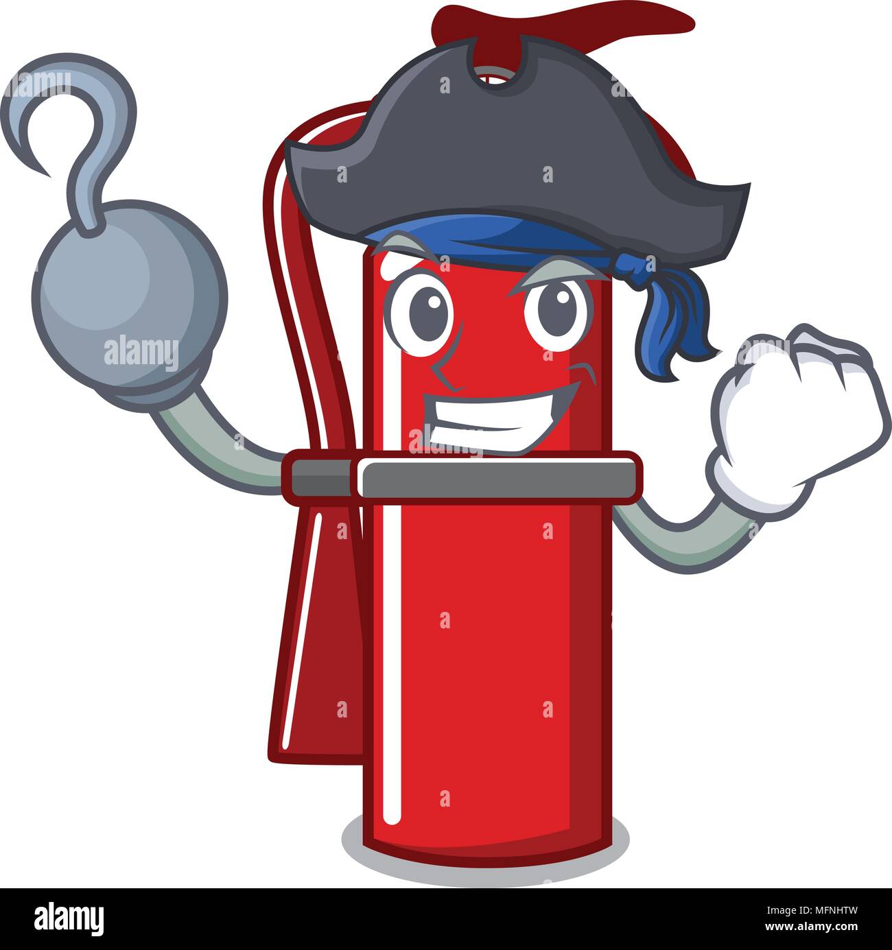 Pirate fire extinguisher character cartoon Stock Vector Image & Art - Alamy