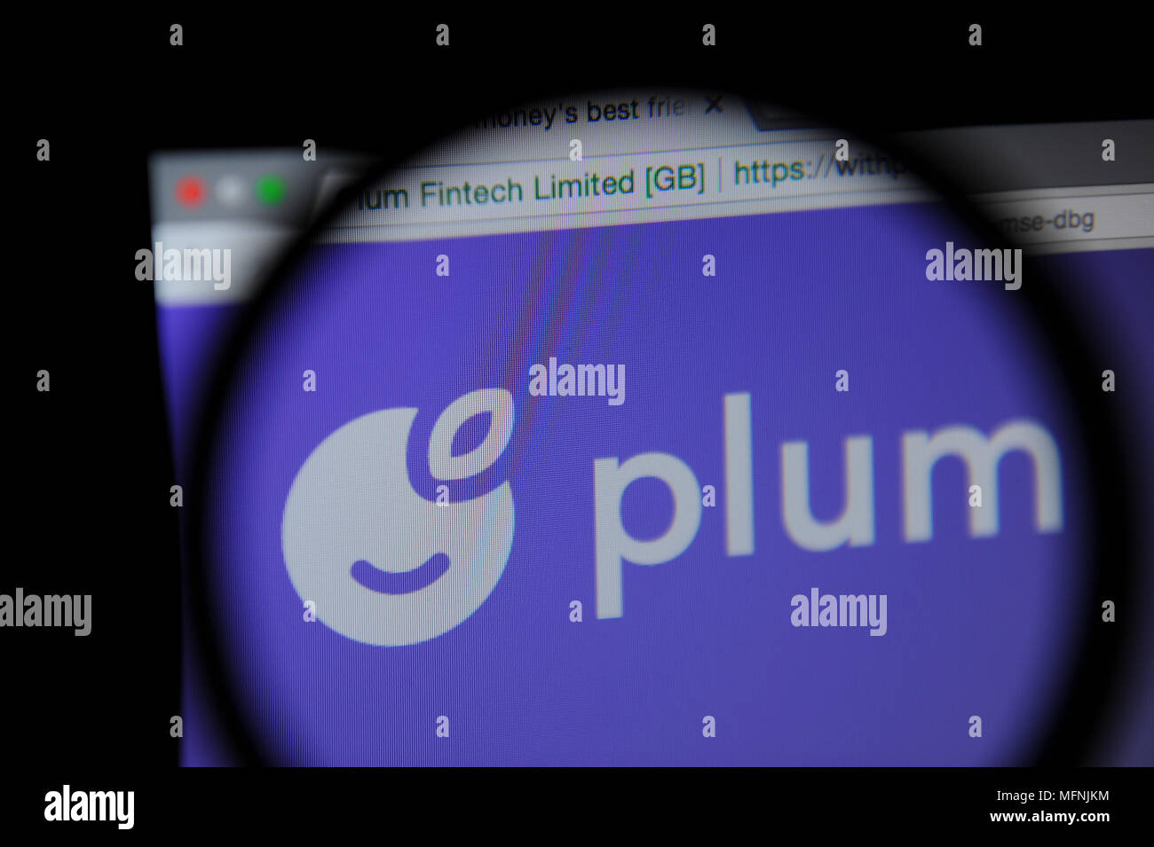 Plum logo hi-res stock photography and images - Alamy