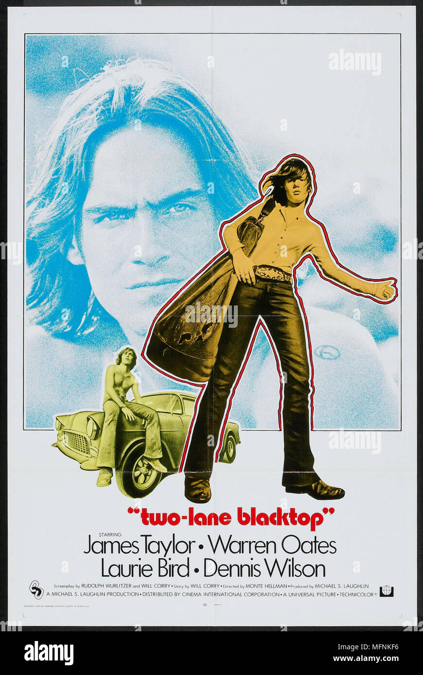 Two-Lane Blacktop USA Director : Monte Hellman Affiche du film (USA ...