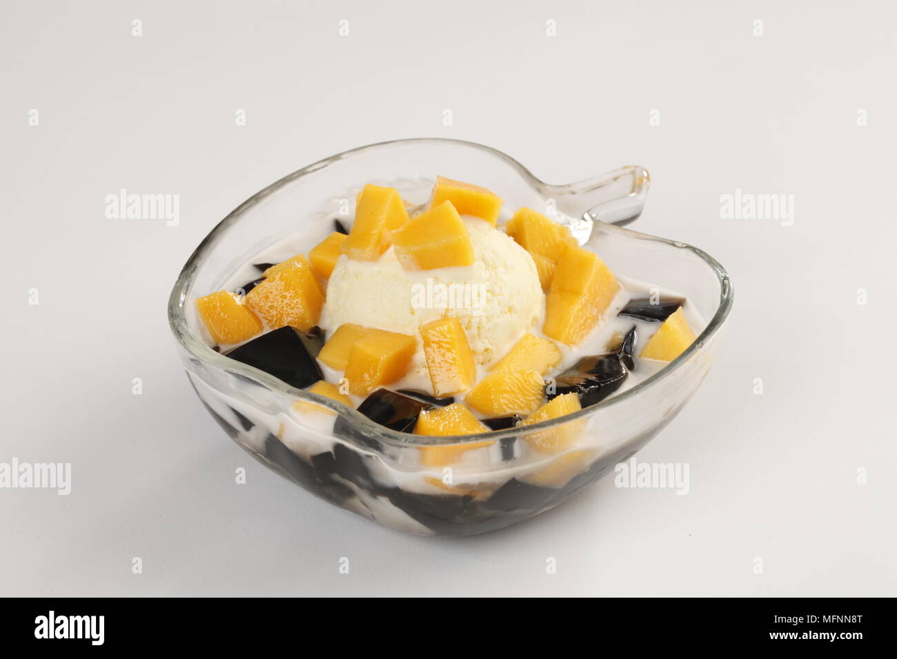 Guilinggao with ice cream Stock Photo - Alamy