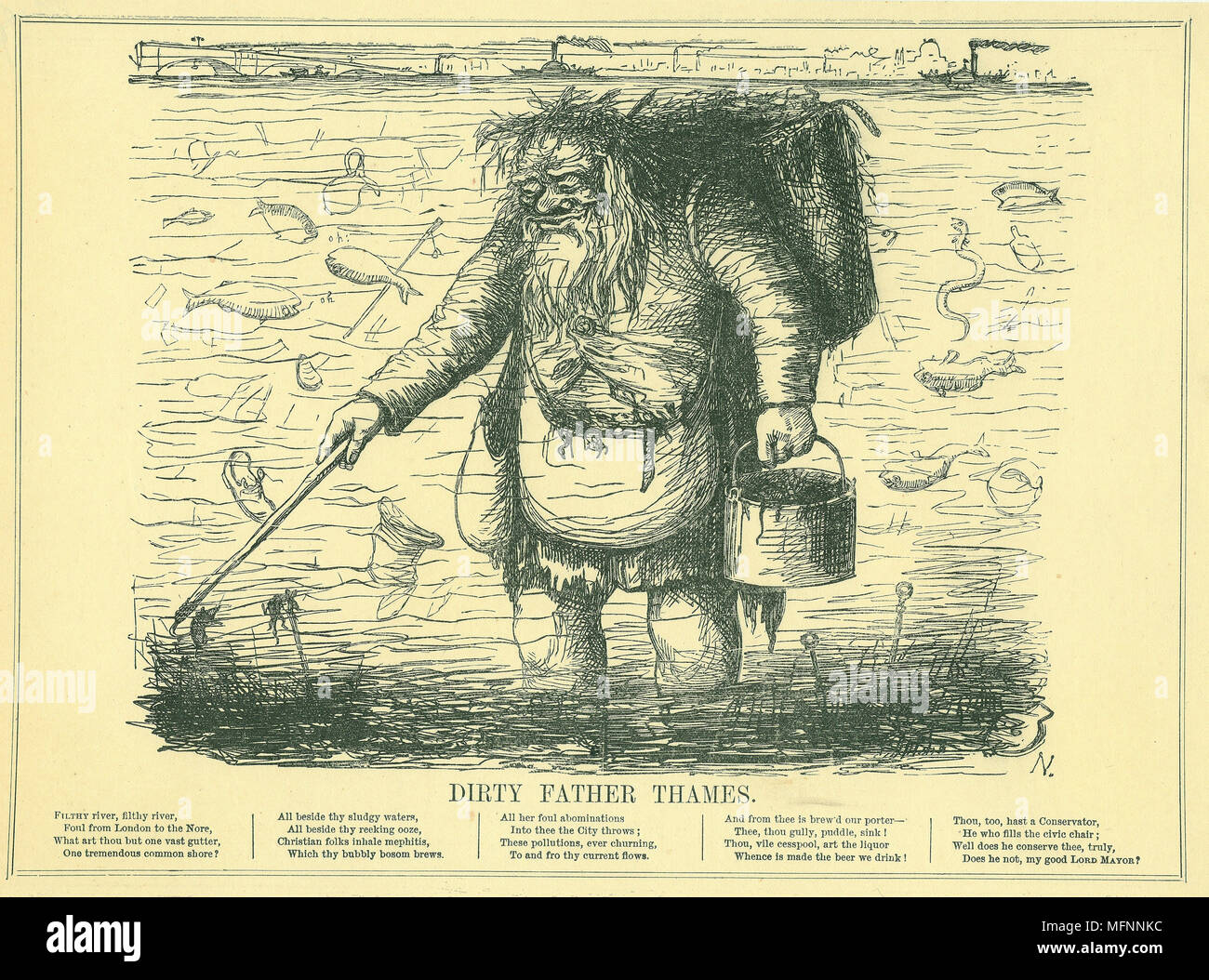 Dirty Father Thames': More an open sewer than a river, the disgusting ...