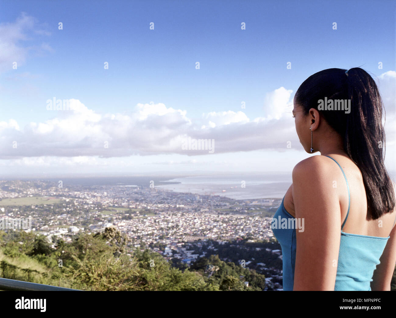 Rear view of a young woman Ref: CRB422 10029 062 Compulsory Credit ...