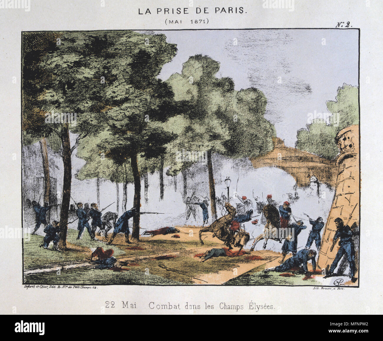 Paris Commune 26 March-28 May 1871. The Bloody Week: Fighting in the ...