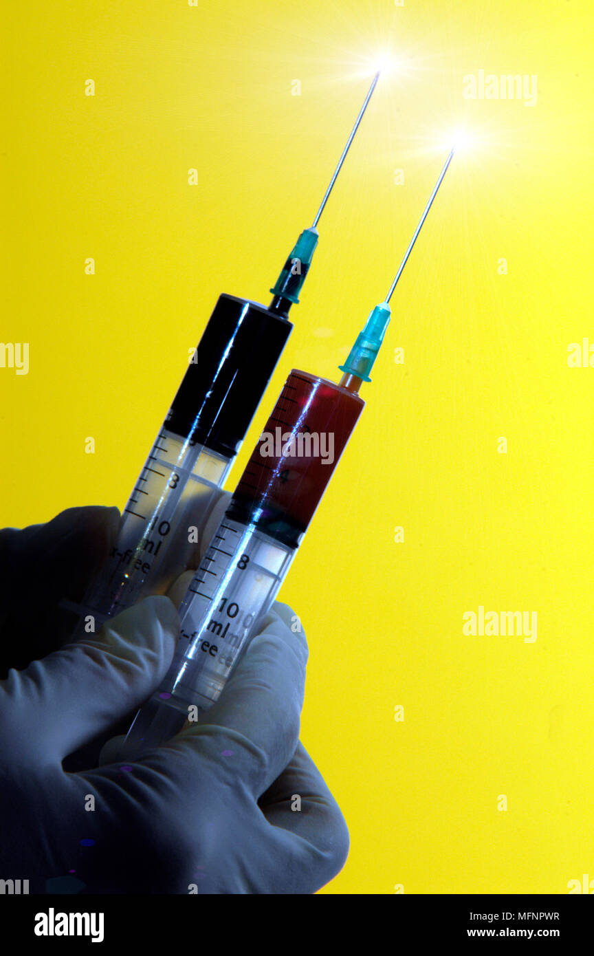 Multiple syringes with coloured background Ref: CRB425 10033 075 ...