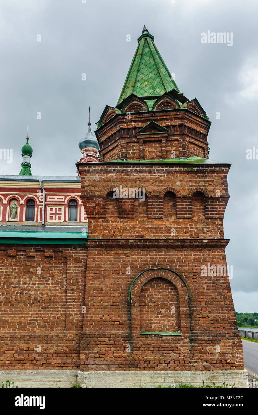 Wall of the Old Ladoga Monastery, Russian Federation Stock Photo - Alamy