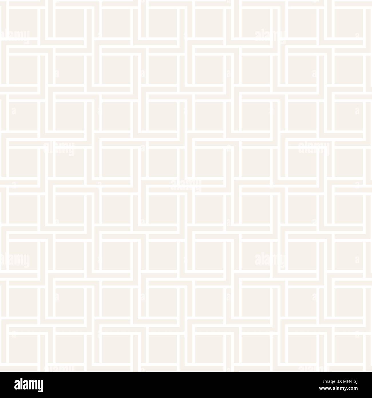 Vector seamless lattice pattern. Modern stylish subtle texture with monochrome trellis ...