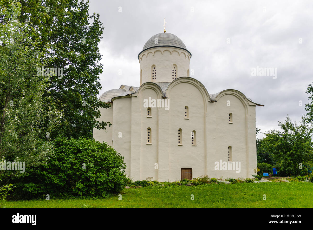 Territory of Russian monastery Stock Photo - Alamy