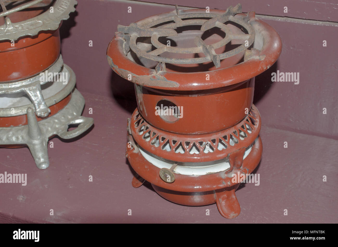 Vintage Paraffin cooking stove Stock Photo - Alamy