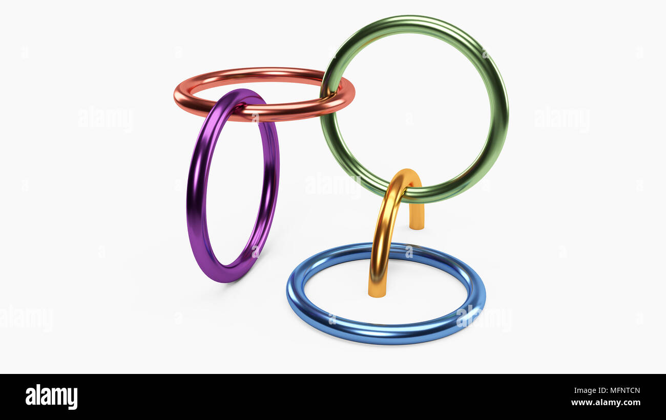 3d ring layout hi-res stock photography and images - Alamy