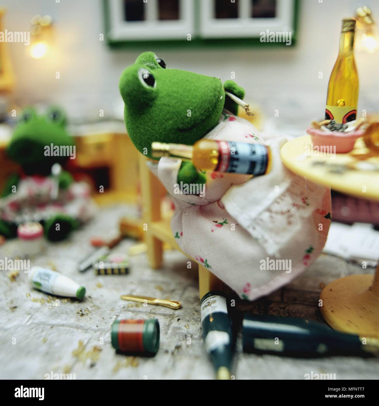 Kermit The Frog Smoking A Joint