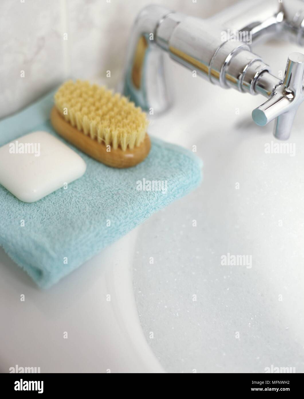 Flannel bath hi-res stock photography and images - Alamy