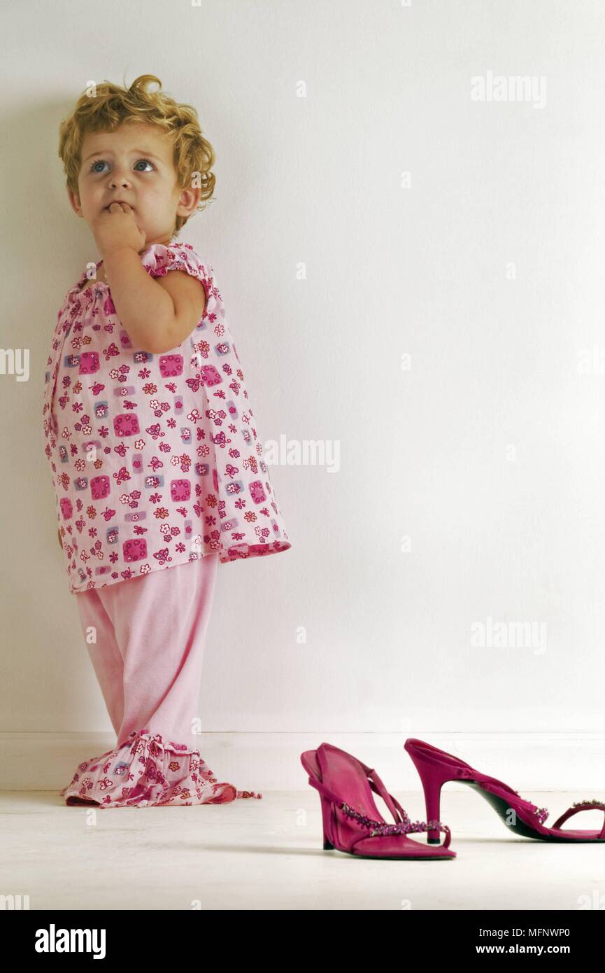 Child high heel shoes hi-res stock photography and images - Alamy