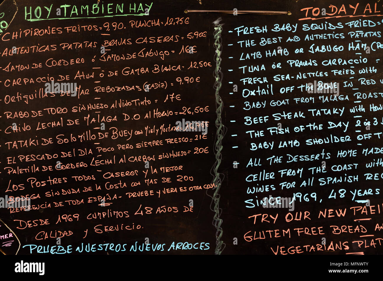 Handwritten prices hi-res stock photography and images - Alamy