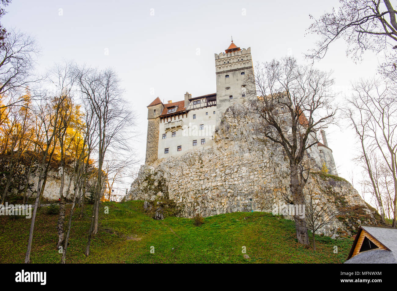Dracula Castle in Bran, Romania. It is marketed as the home of the ...