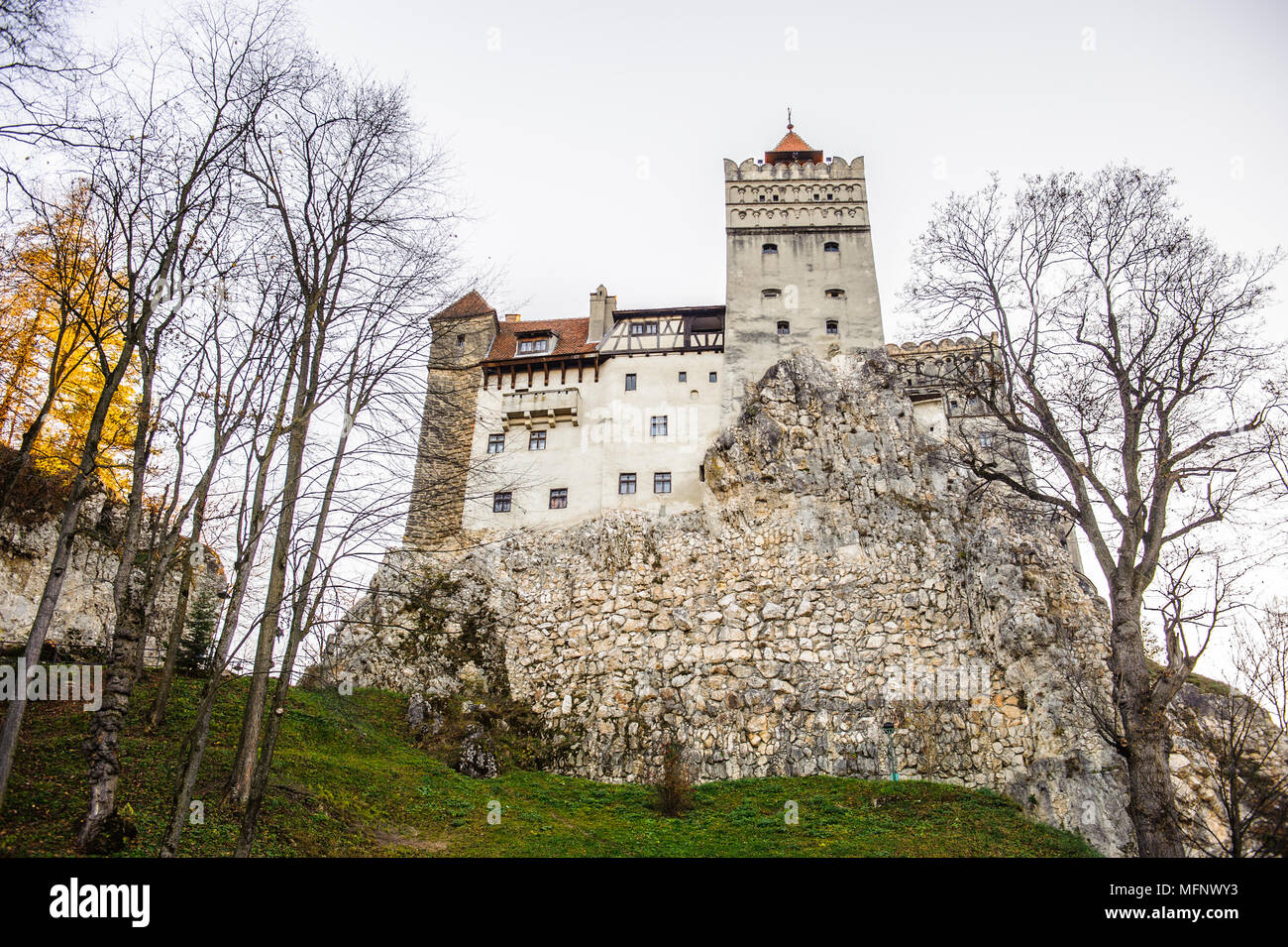 Dracula Castle in Bran, Romania. It is marketed as the home of the ...
