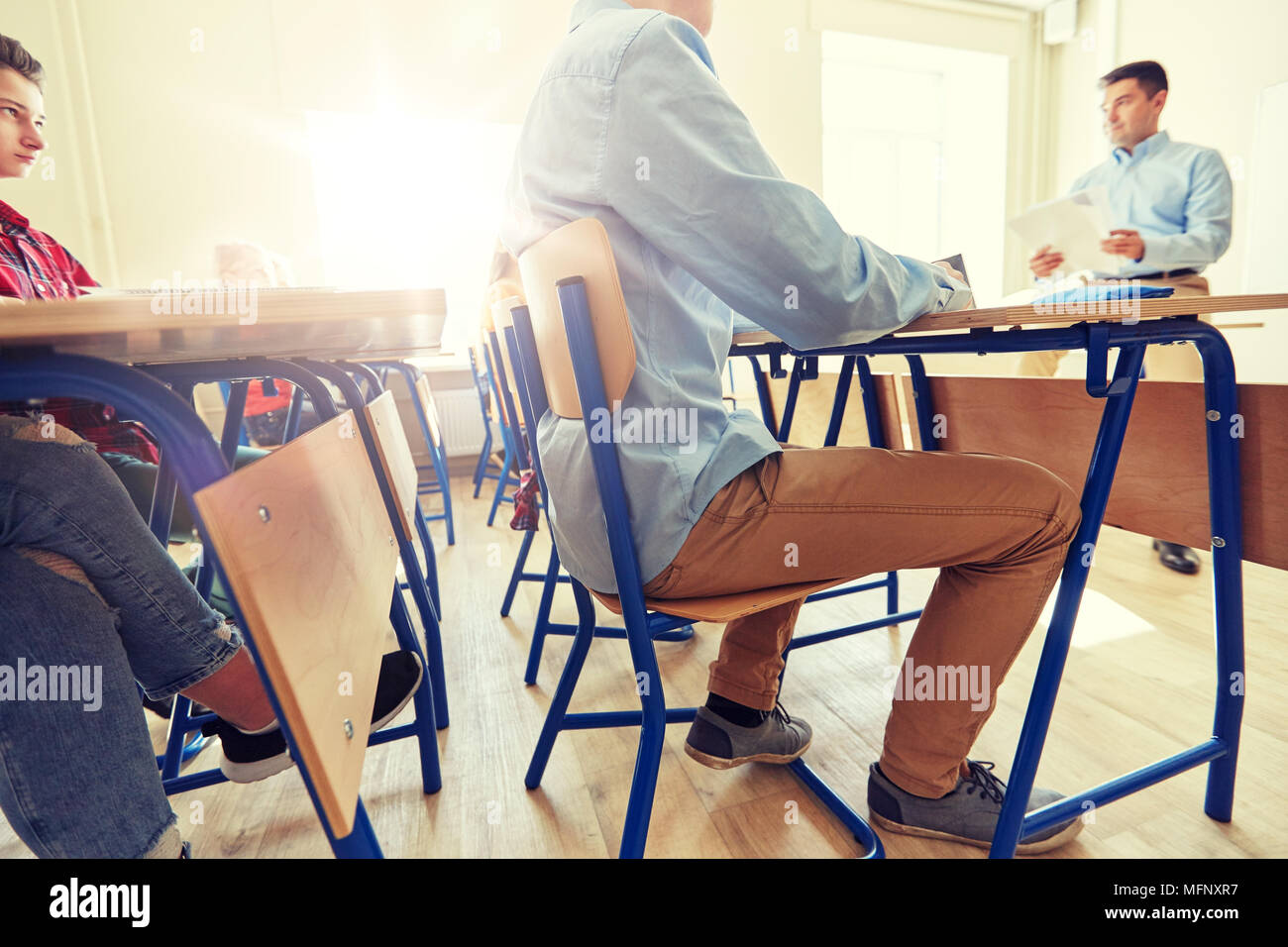 School pupil exam results hi-res stock photography and images - Alamy